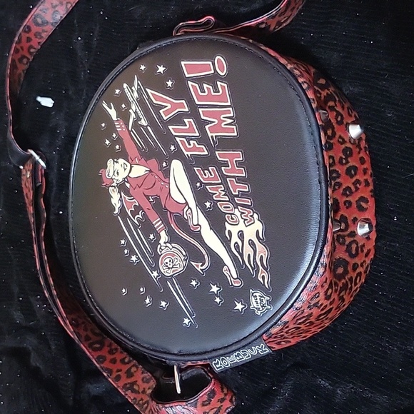 roebuck & co | Bags | Roebuck London Crossbody Rockabilly Pinup Euc ...
